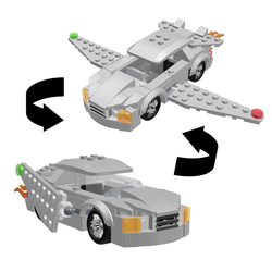 LEGO IDEAS - Transformations - Car Transforms Into Plane