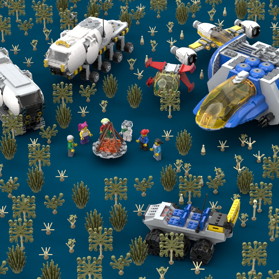 LEGO IDEAS - 🌇 Coming Together! - Meeting Friends at a Bonfire