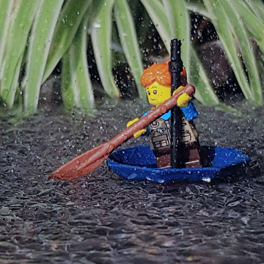 LEGO IDEAS - Toy Photography in the rain - Above and Below