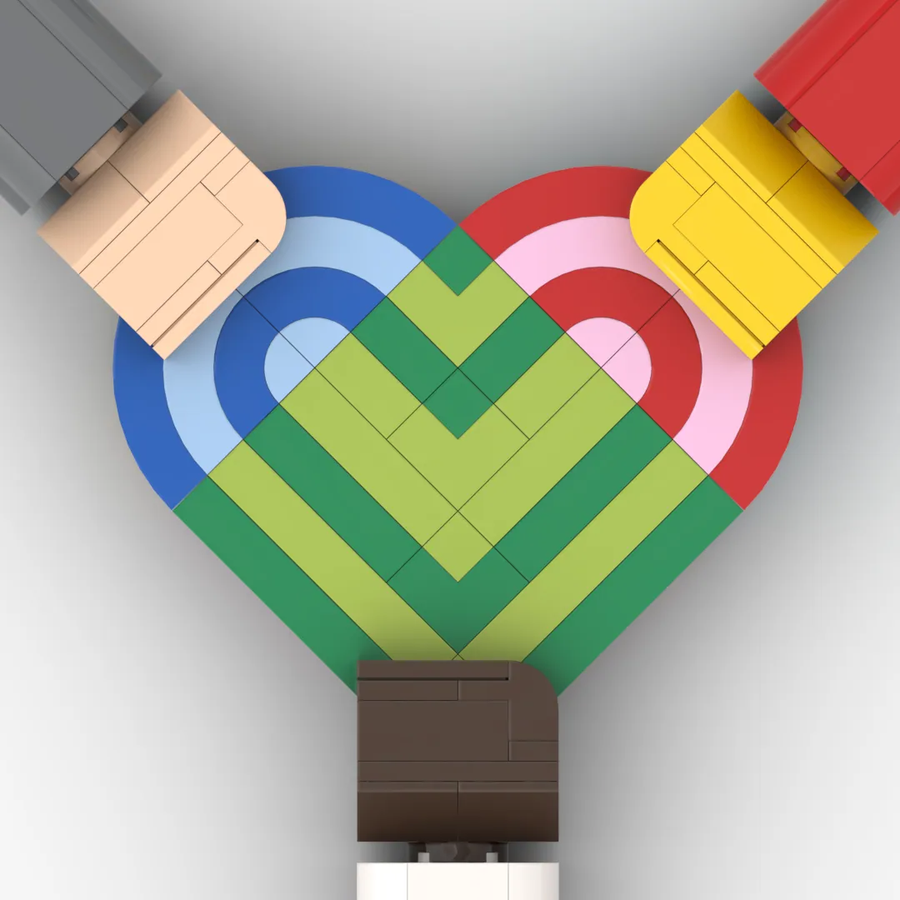 LEGO IDEAS - Build a Heart, Share the Love! - Stick Together