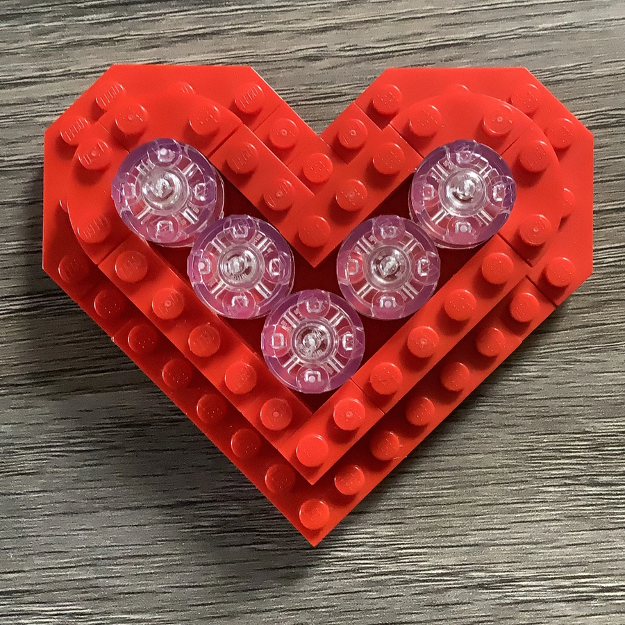 LEGO IDEAS - Build a Heart, Share the Love! - Heart of Diamonds