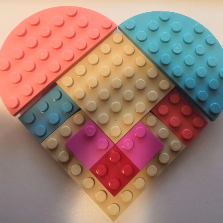 LEGO IDEAS - Build a Heart, Share the Love! - Colorfull Heart