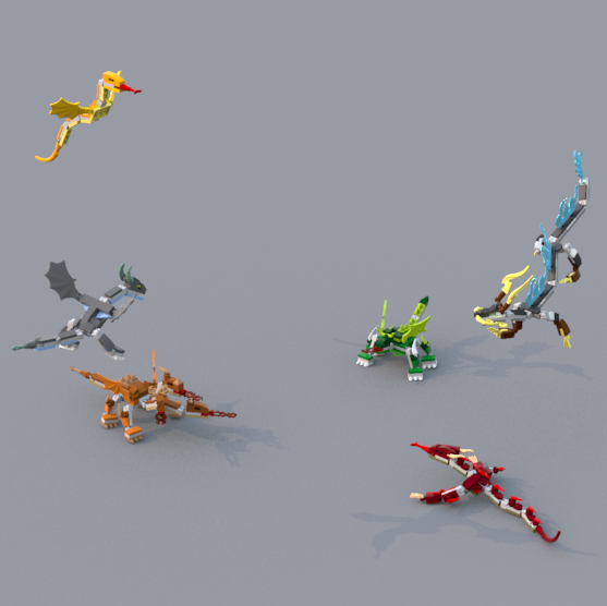 LEGO IDEAS - Mini Dragons! - Dragons of the World