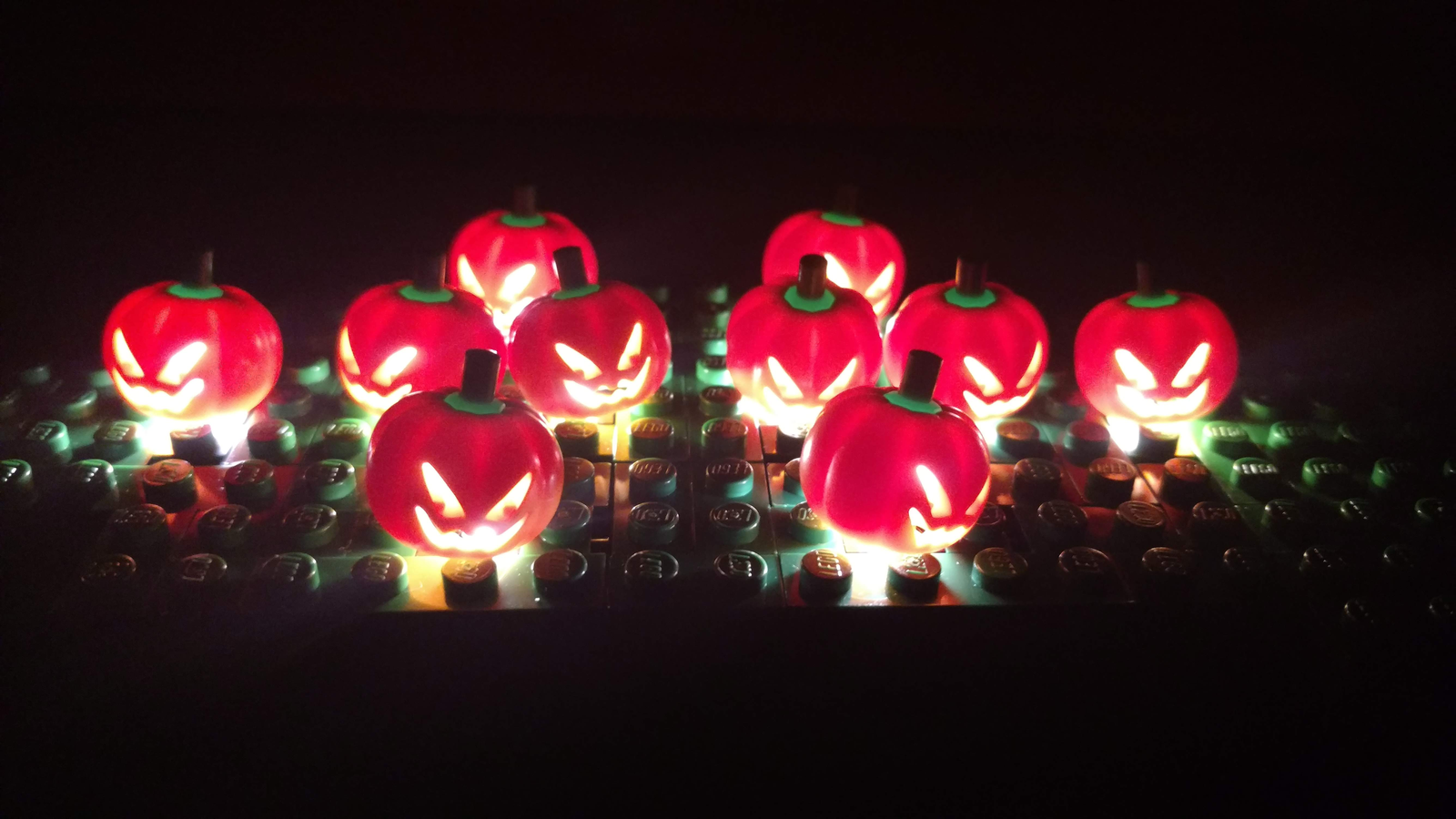 LEGO IDEAS - Spooky Backgrounds - Pumpkin Patch