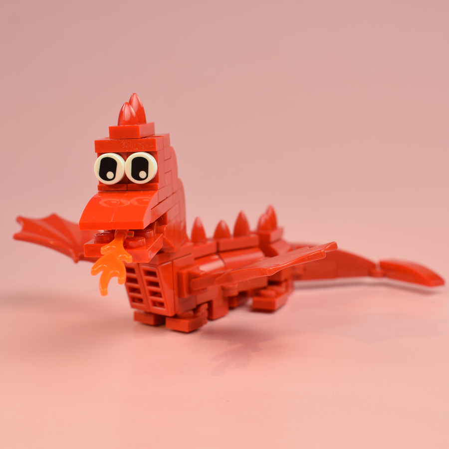 LEGO IDEAS - Mini Dragons! - Little Red Rooster Dragon! 🐓🐉