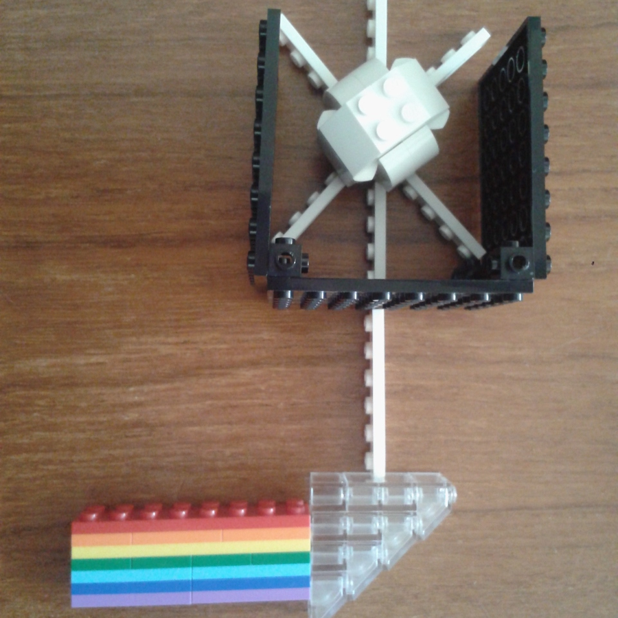 LEGO IDEAS - Rainbows! - A beam of light through a prism