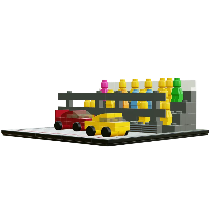 LEGO IDEAS - Build Your Favorite Sports Playing Field - Micro Raceway