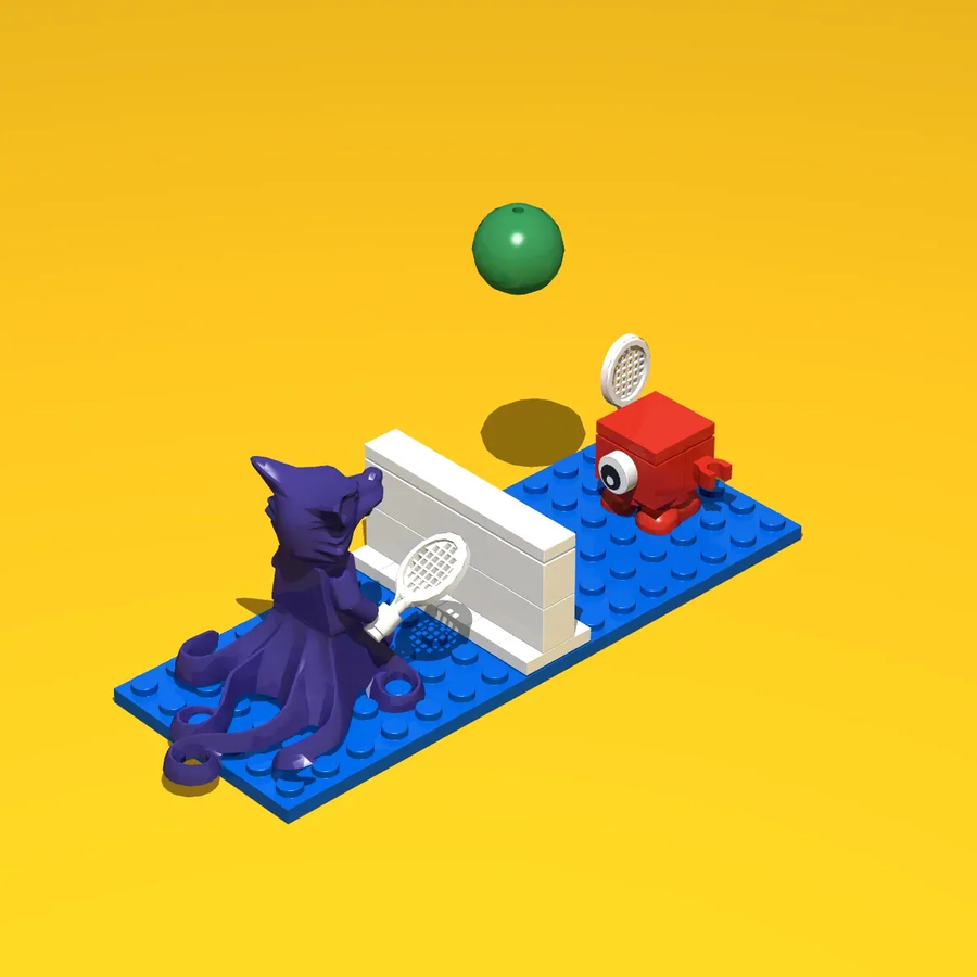 LEGO IDEAS - Build Your Favorite Sports Playing Field - Mega Tennis