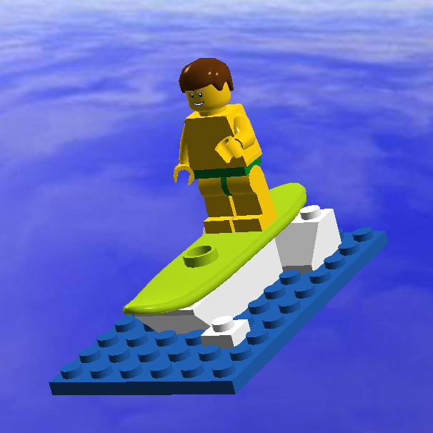 LEGO IDEAS - Small summer - Surfing on the sea
