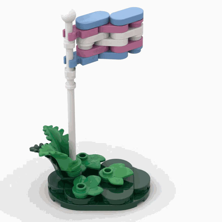 LEGO IDEAS - Build with Pride: Showcase Your Inspiring Colorful Creations - Let Your Trans Flag Fly!