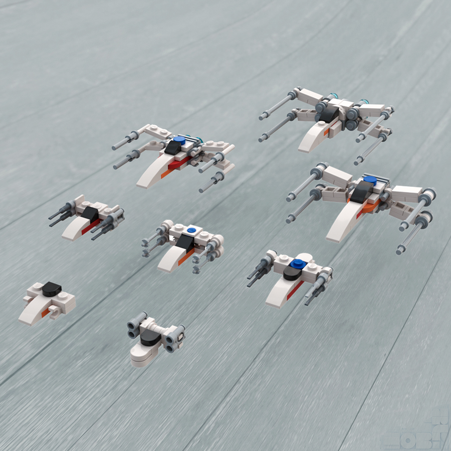 LEGO IDEAS - Mini Scale Star Wars Fleet! - Star Wars Mini X-Wing ...