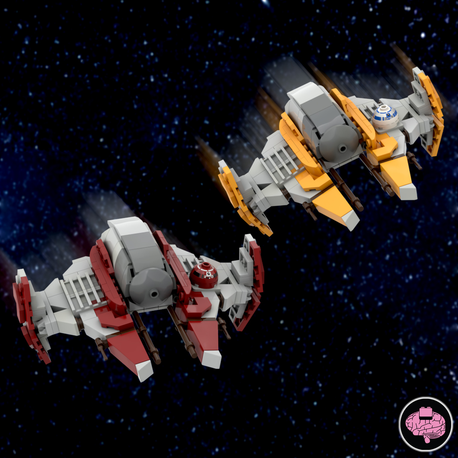 LEGO IDEAS - Mini Scale Star Wars Fleet! - Jedi Starfighters
