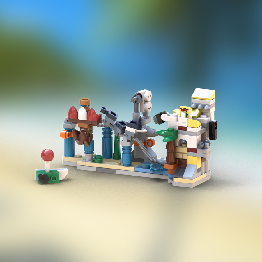 LEGO IDEAS - Mini LEGO Ideas Builds! - Micro Pirate‘s Roller Coaster