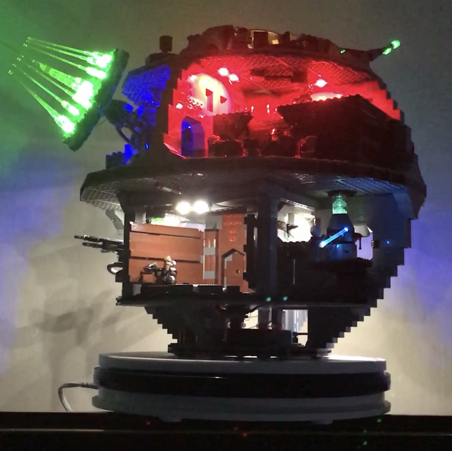 LEGO IDEAS - Show us your Epic Star Wars displays! - Rotating Death Star