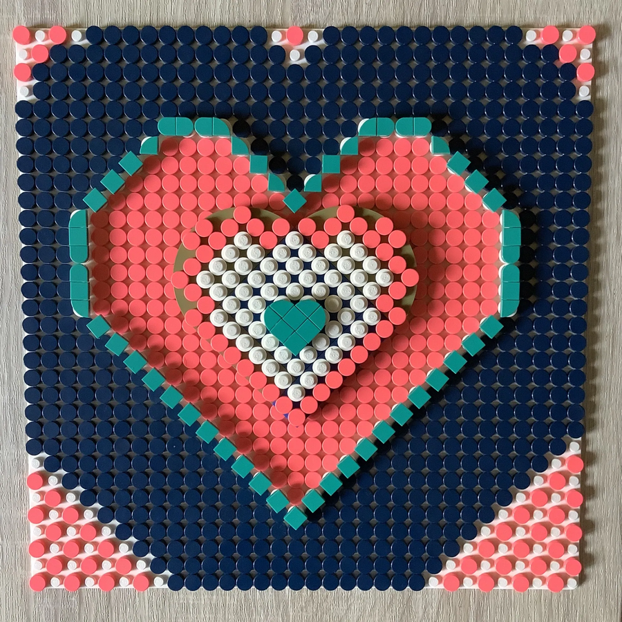 LEGO IDEAS - Build a Heart, Share the Love! - A Heart of Hearts