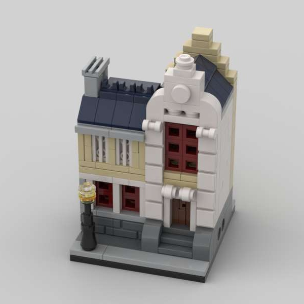 LEGO IDEAS - Build your finest Micro Modular Building! - Townhouse ...