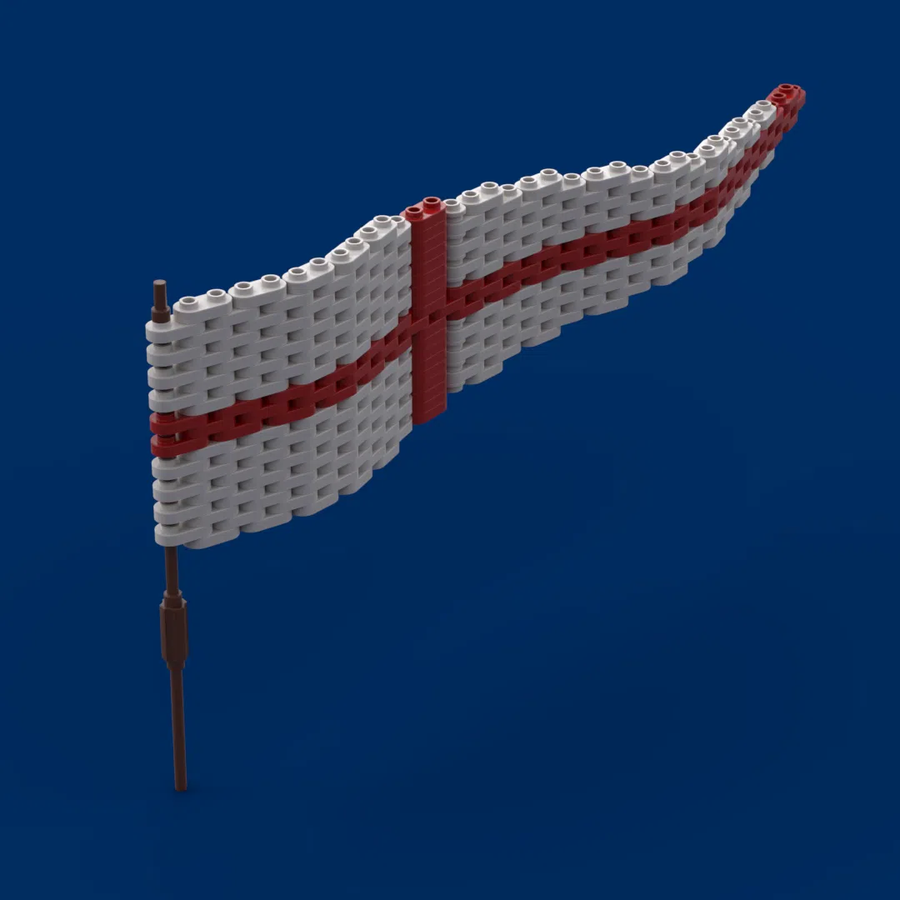 LEGO IDEAS - Football Flags - England Pennant
