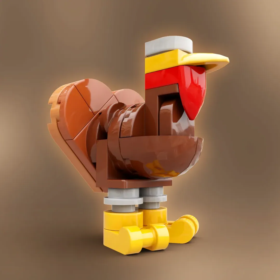 LEGO IDEAS - Build a heart! Share the joy - A Hearty Turkey