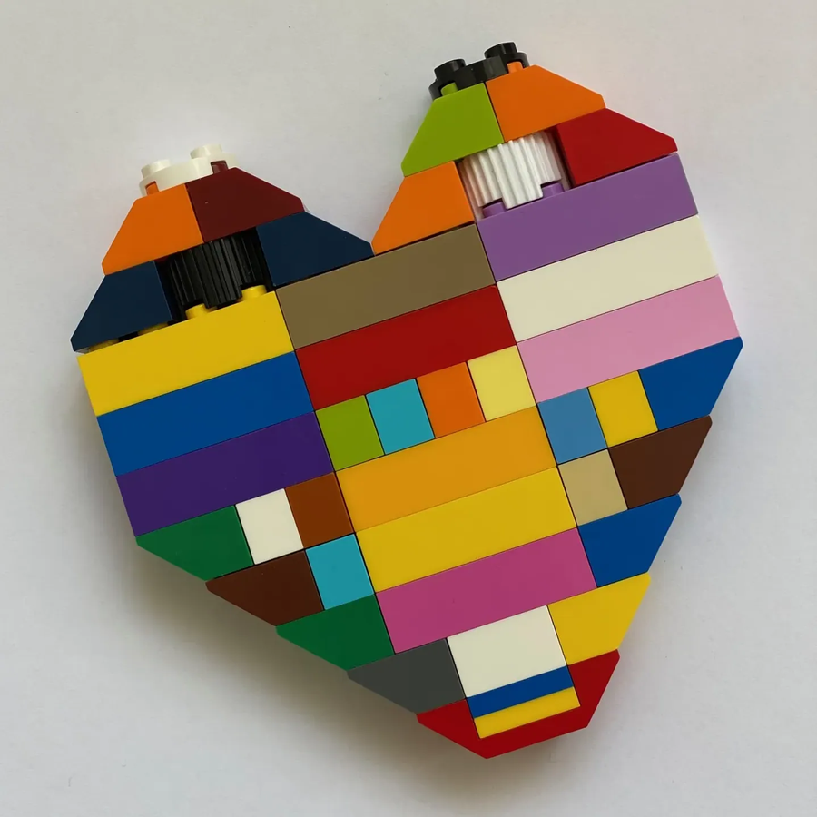 LEGO IDEAS - Build a Heart, Share the Love! - Colors of Love
