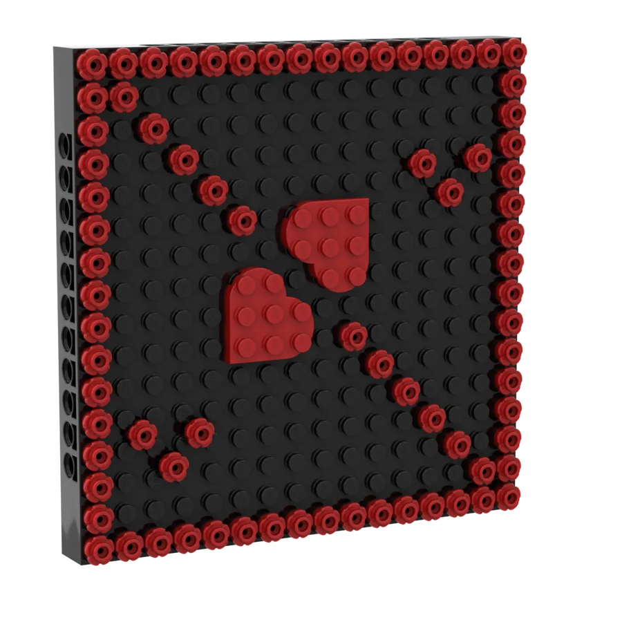 LEGO IDEAS - Build a heart! Share the joy - Heart Mosaic