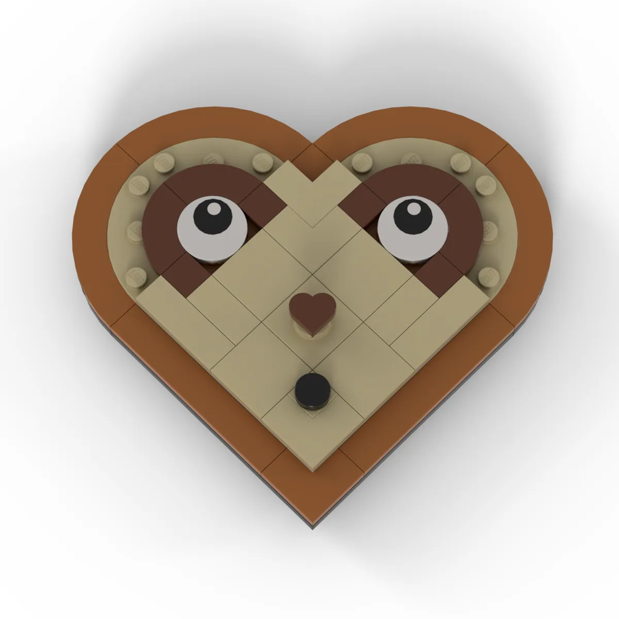 LEGO IDEAS - Build a Heart, Share the Love! - Lovely Sloth