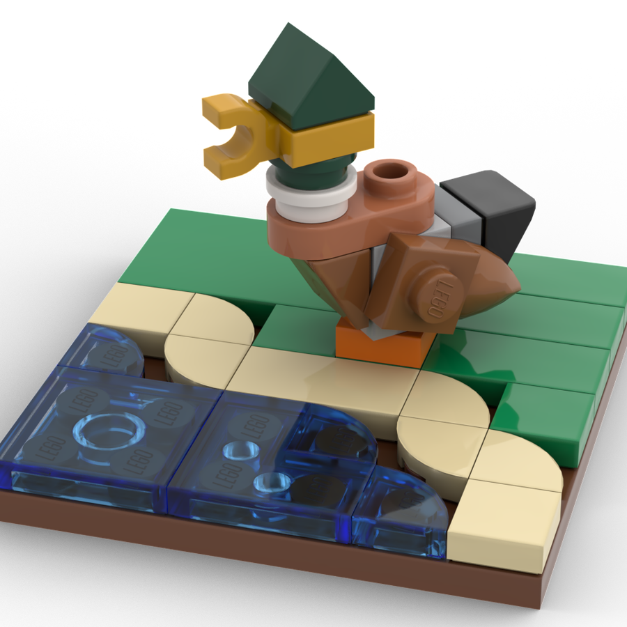 LEGO IDEAS - Build a Duck! - Miniature Mallard Diorama
