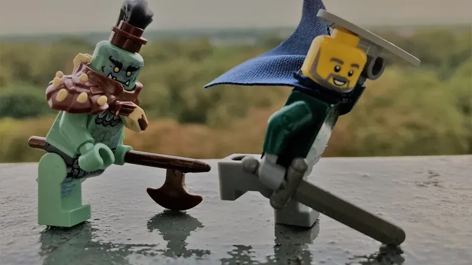 LEGO IDEAS - Toy Photography in the rain - Run in the Rain Before the ...