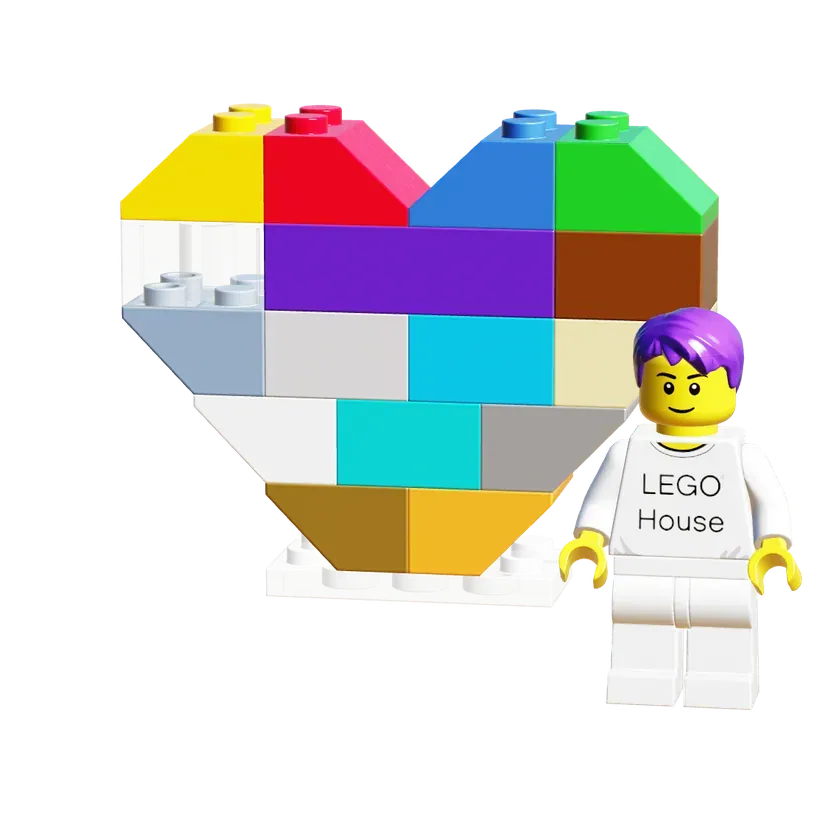 LEGO IDEAS - Build a Heart, Share the Love! - Lego House Heart