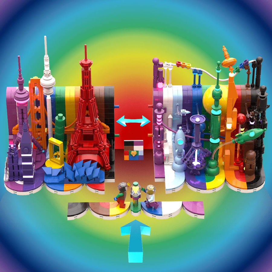 LEGO IDEAS - Build with Pride: Showcase Your Inspiring Colorful Creations - A Future So Bright