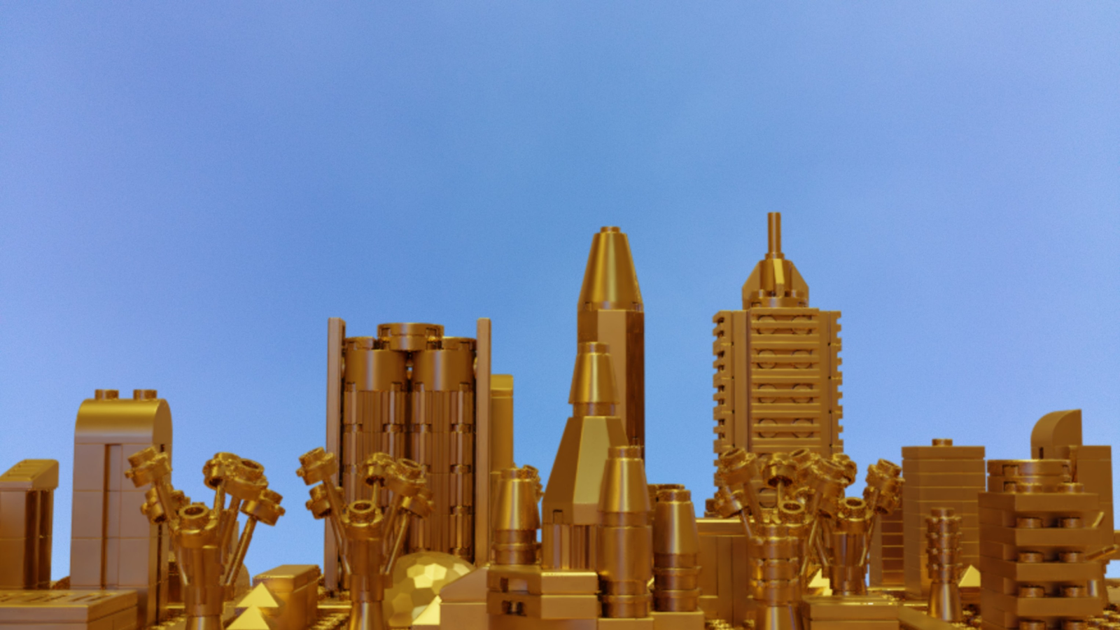 LEGO IDEAS - Create a Custom Background for Video Calls - The Golden City
