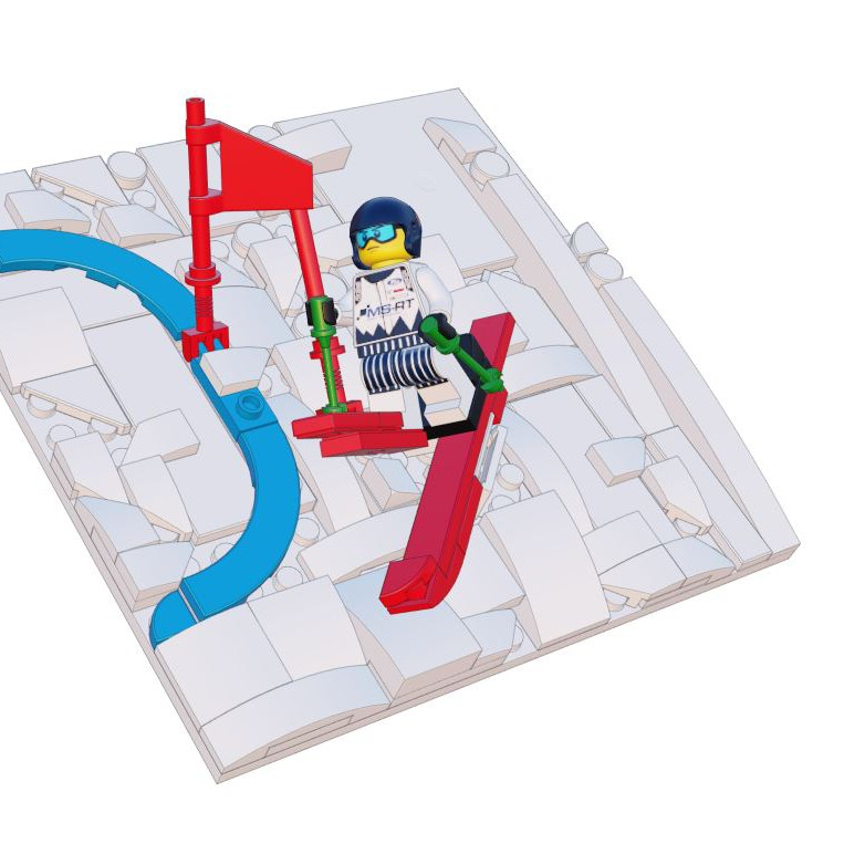 LEGO IDEAS - Active Minifigures - Giant Slalom Skier