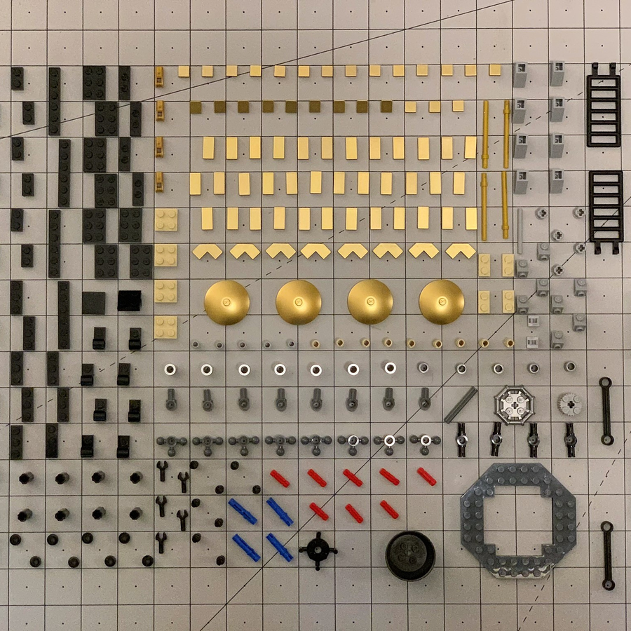 LEGO IDEAS - Knolling! - Golden Dreams