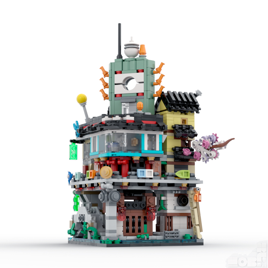 LEGO IDEAS - Micro Ninjago - Ninjago Movie City - Micro