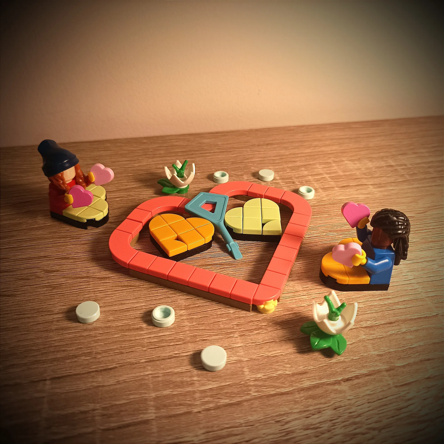 LEGO IDEAS - Build a Heart, Share the Love! - The Key to Love