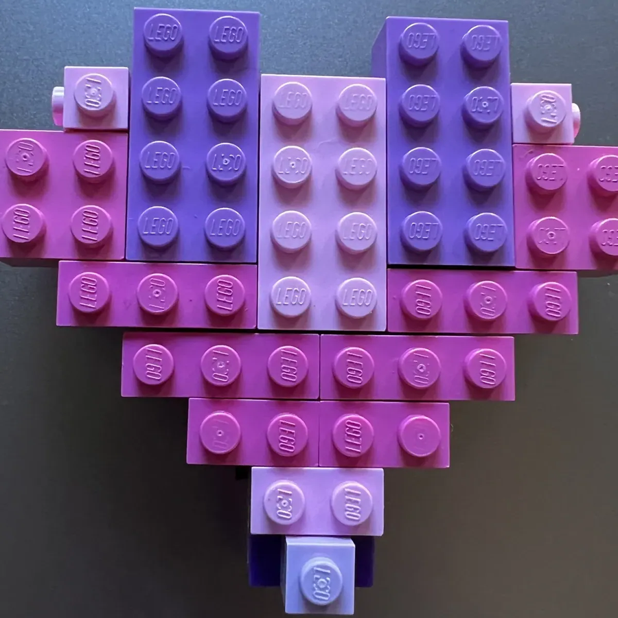 LEGO IDEAS - Build a Heart, Share the Love! - Pastel Heart