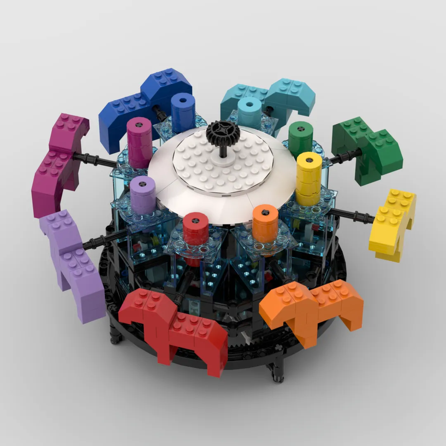 LEGO IDEAS - Build with Pride: Showcase Your Inspiring Colorful Creations - Rainbow Carousel