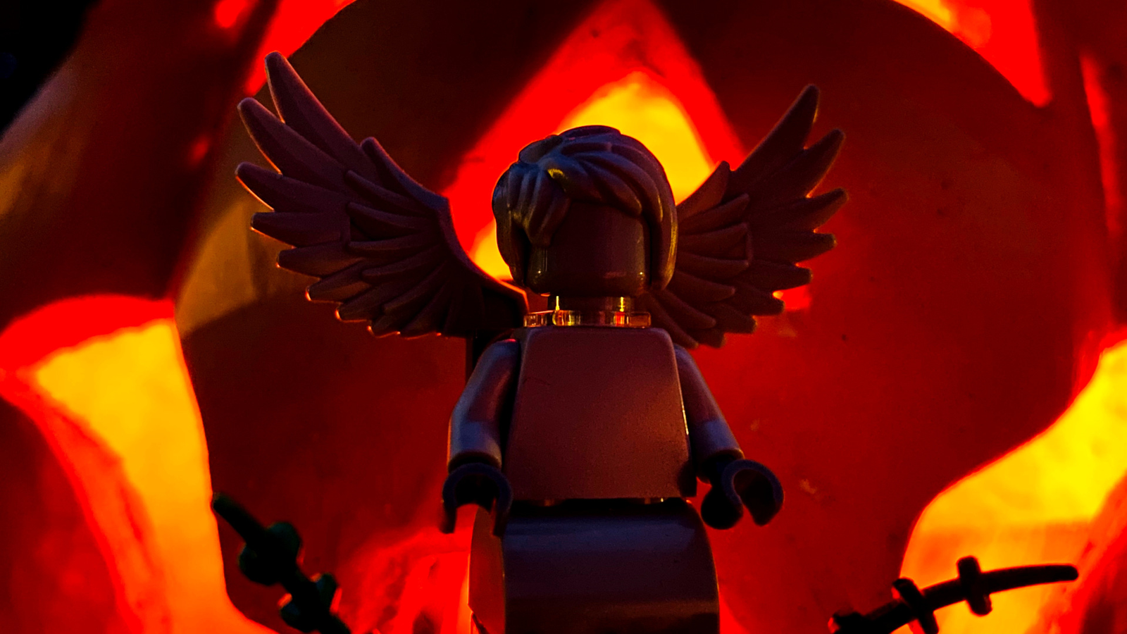 LEGO IDEAS - Spooky Backgrounds - Stone Angel