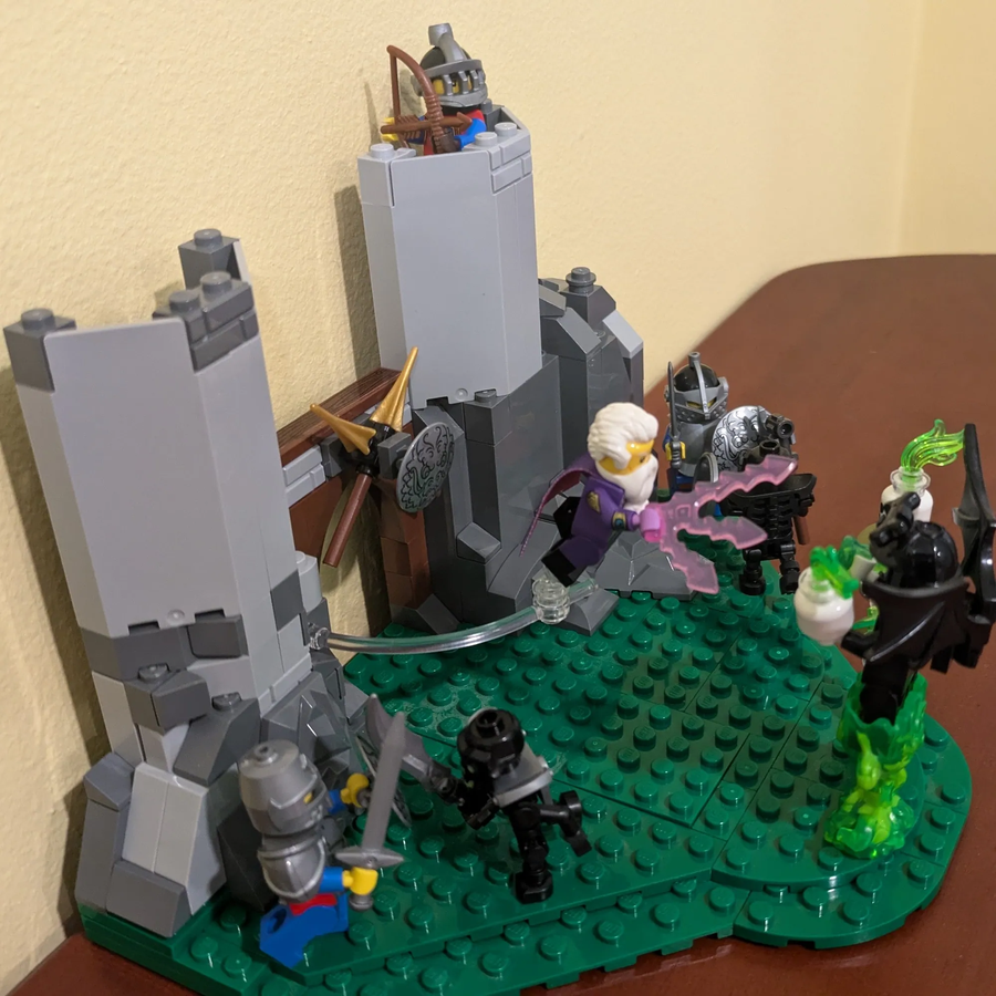 LEGO IDEAS - Building Fantasy - Undead Army Attack on Lion Knight's Outpost