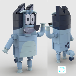 LEGO IDEAS - A Pop of Blue! - Blue Bluey