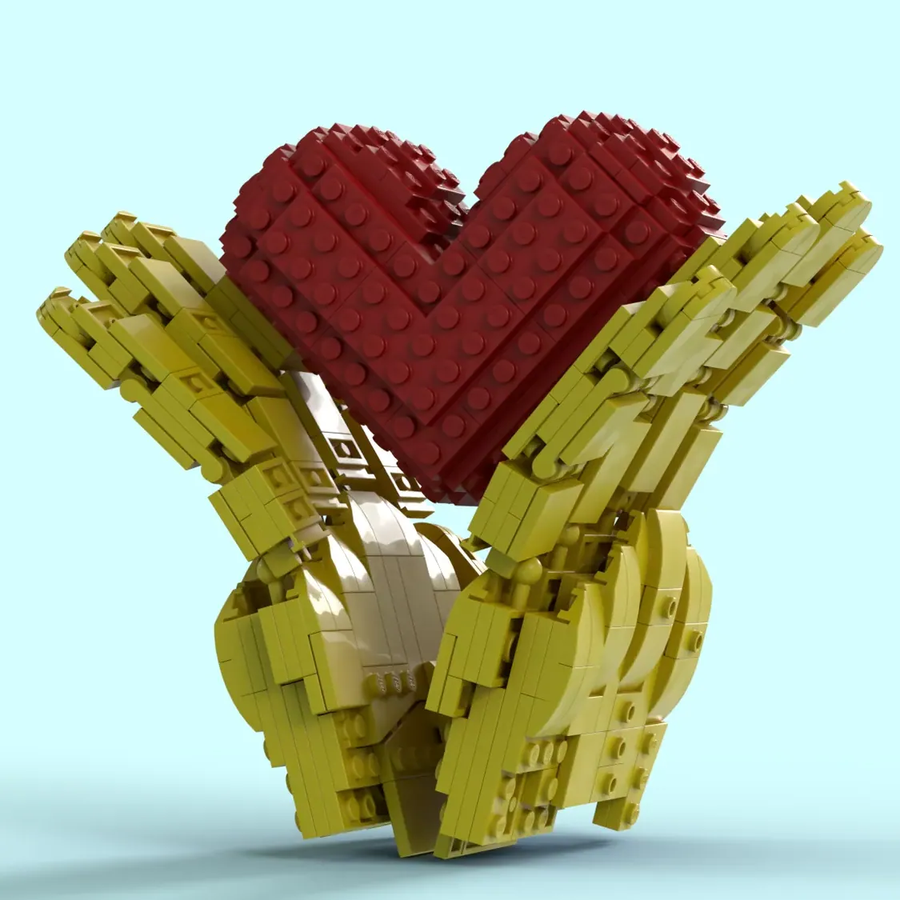 LEGO IDEAS - Build a Heart, Share the Love! - Heart in Heads