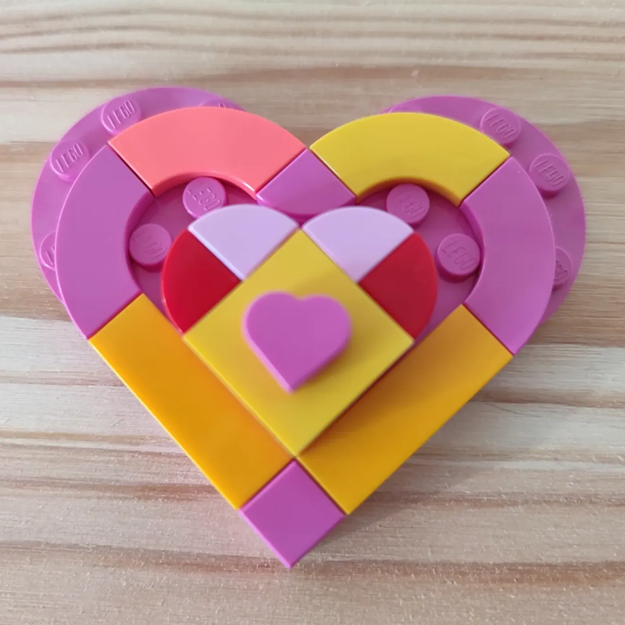 LEGO IDEAS - Build a Heart, Share the Love! - Colorful Heart