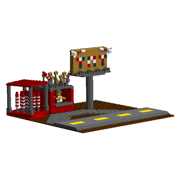 LEGO IDEAS - Build Your Holiday Essentials! - Classic fireworks stand