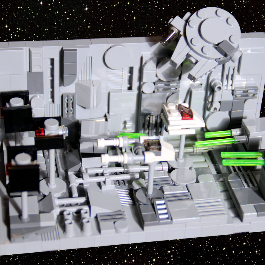 LEGO IDEAS - Mini Scale Star Wars Fleet! - Rebel starfighters chased by ...