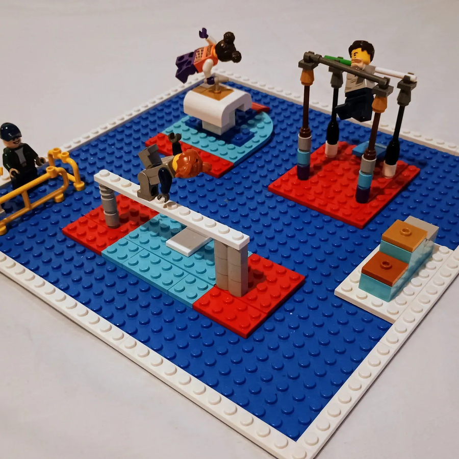 LEGO IDEAS - Build Your Favorite Sports Playing Field - Gymnastics Club