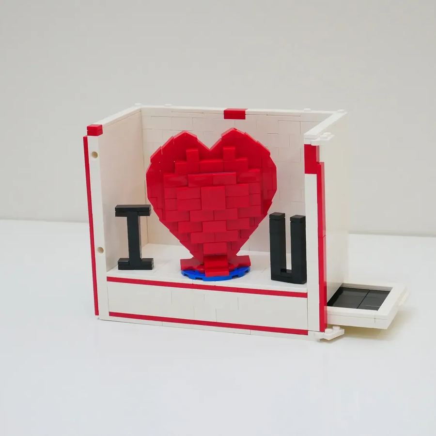 LEGO IDEAS - Build a Heart, Share the Love! - A Gift of Big "Love"