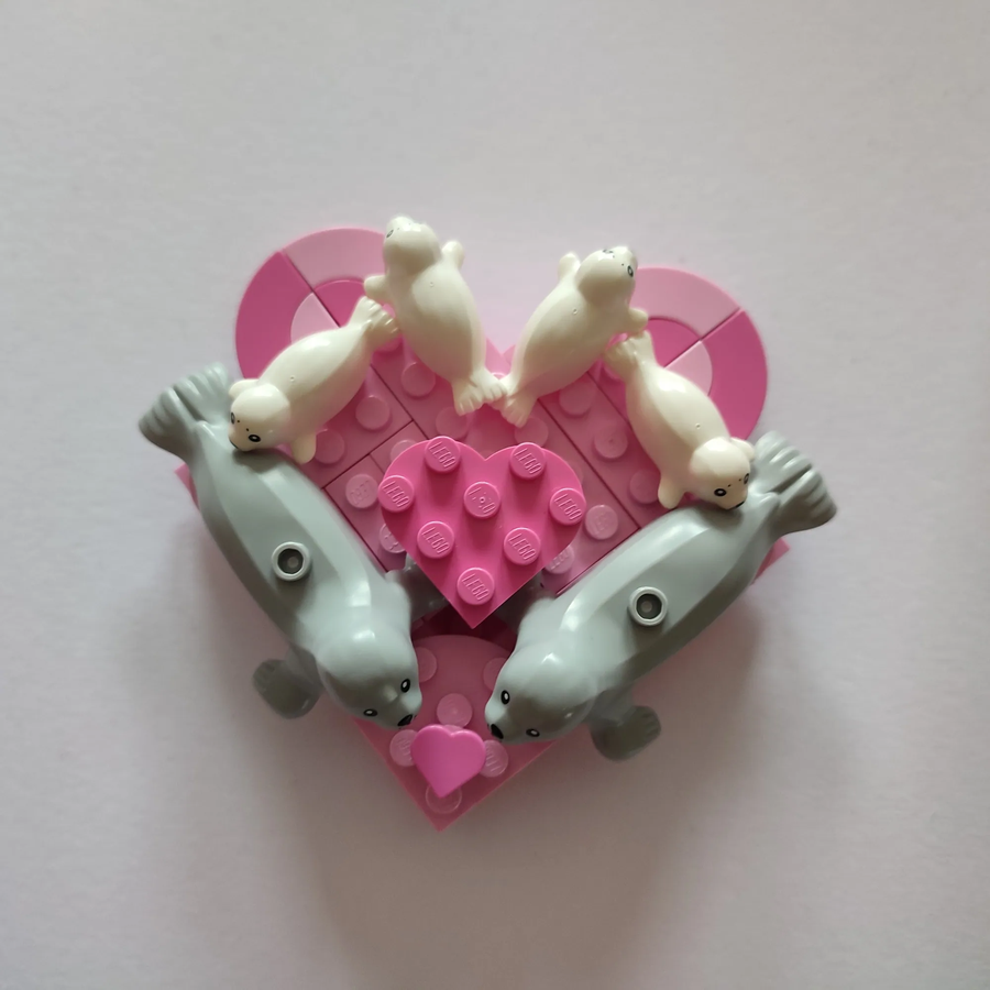 LEGO IDEAS - Build a heart! Share the joy - Seals of Love