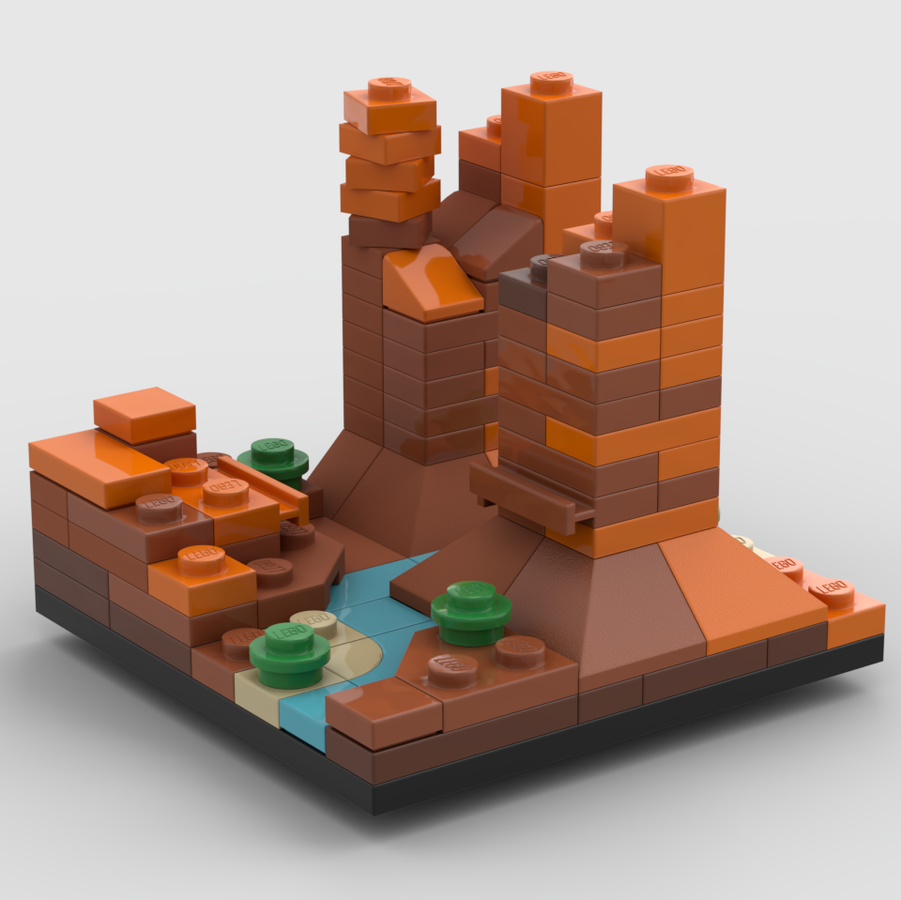 LEGO IDEAS - Keep it basic! - Micro Monument Valley