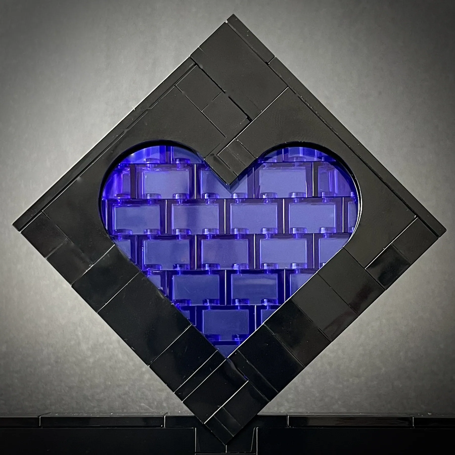 LEGO IDEAS - Build a Heart, Share the Love! - Window Heart