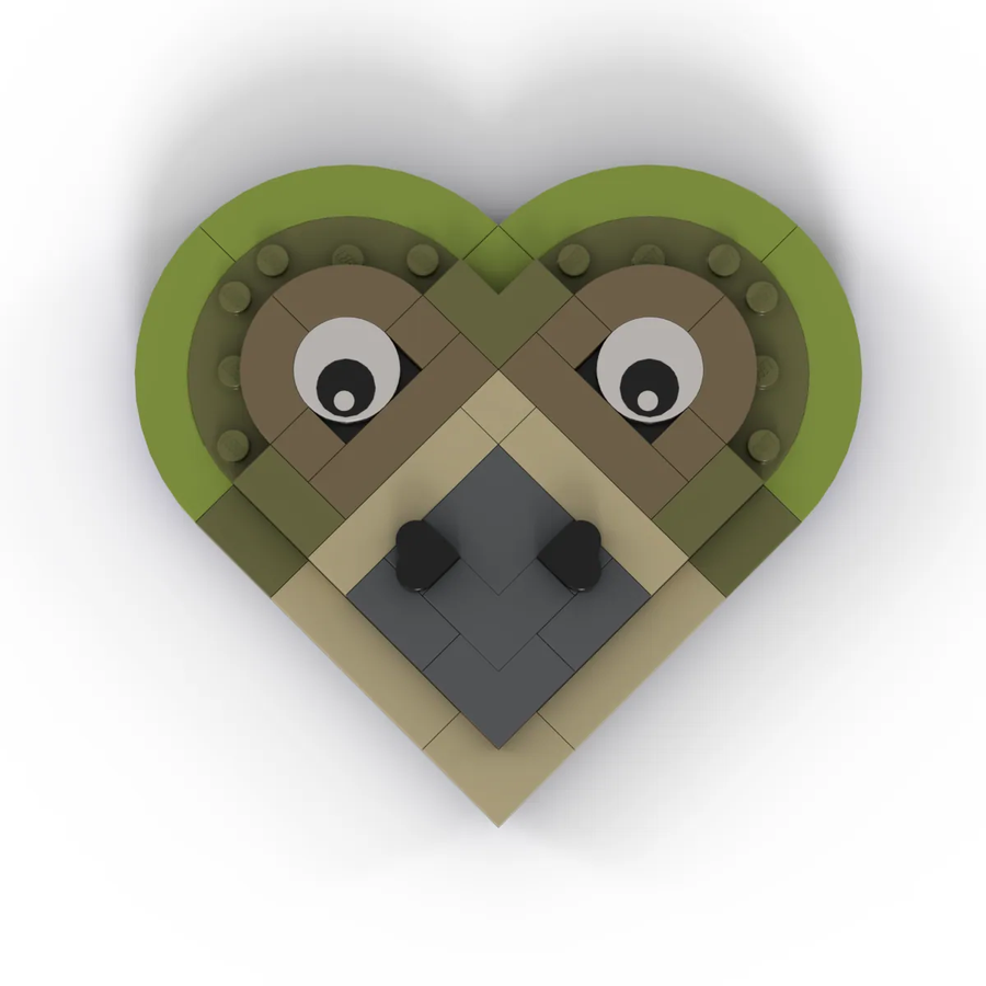 LEGO IDEAS - Build a Heart, Share the Love! - Lovely Kakapo