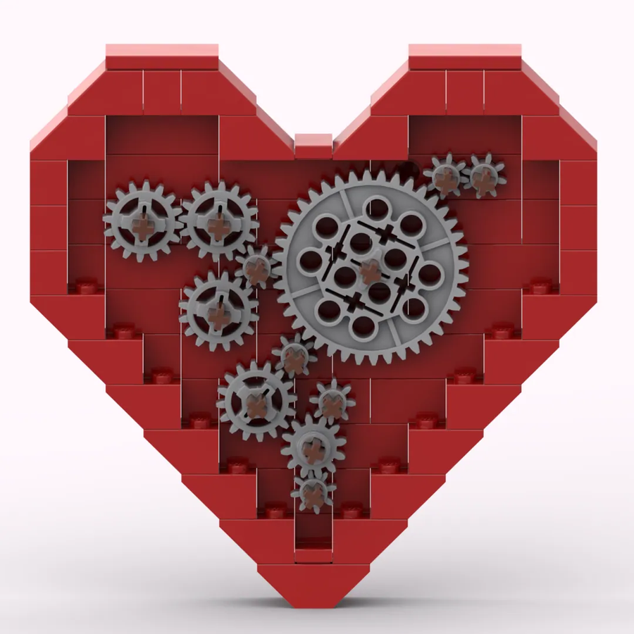 LEGO IDEAS - Build a Heart, Share the Love! - Mechanical Heart
